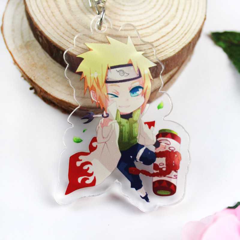 ANIME ACRYLIC KEYCHAINS uzumaki naruto minato uchiha madara sasuke ...