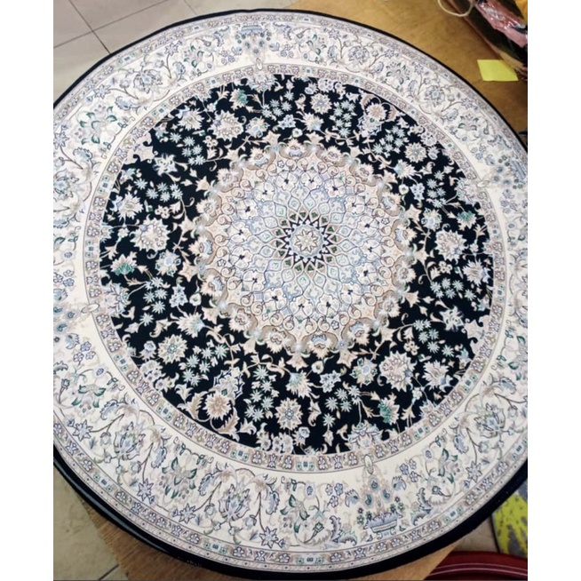🔥🔥🔥Round Karpet Bulat 120x120 cm Size |Ready Stock | Carpet Velvet 3D ...