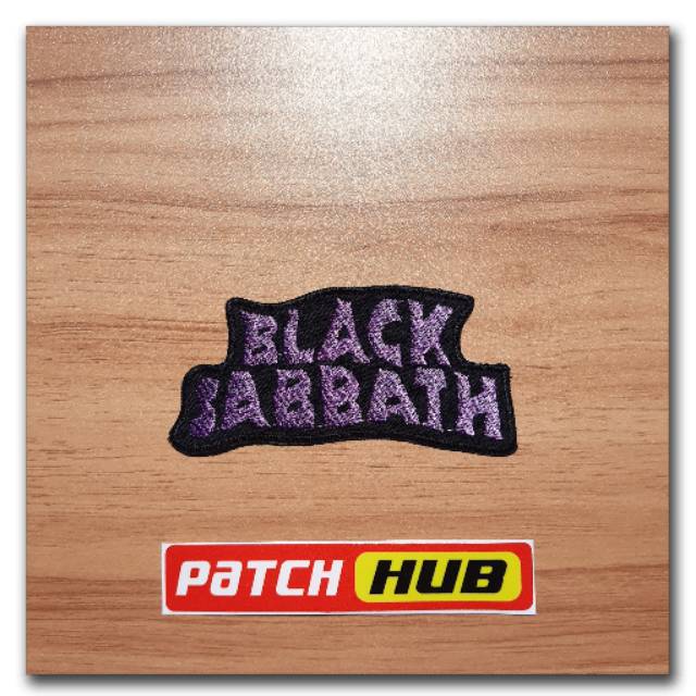 Black SABBATH COOL EMBROIDERED PATCH | Shopee Malaysia