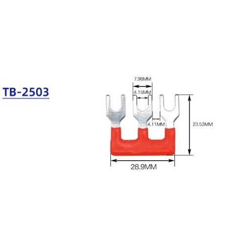 TB25 TB-25 3/4/5/6/8/10/12 Fixed Barrier Dual Row Strip Screw Terminal ...