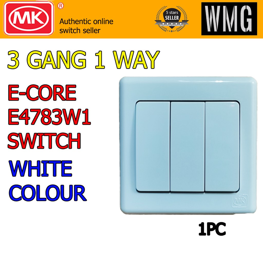 ( 1 PCS ) MK Ecore Series Power Point Light Switch Cantik Suis Besar ...