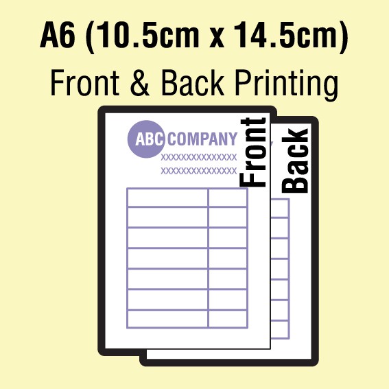 A6, A5, A4, 15cm X 15cm Normal Paper Custom made Bill Book Printing ...