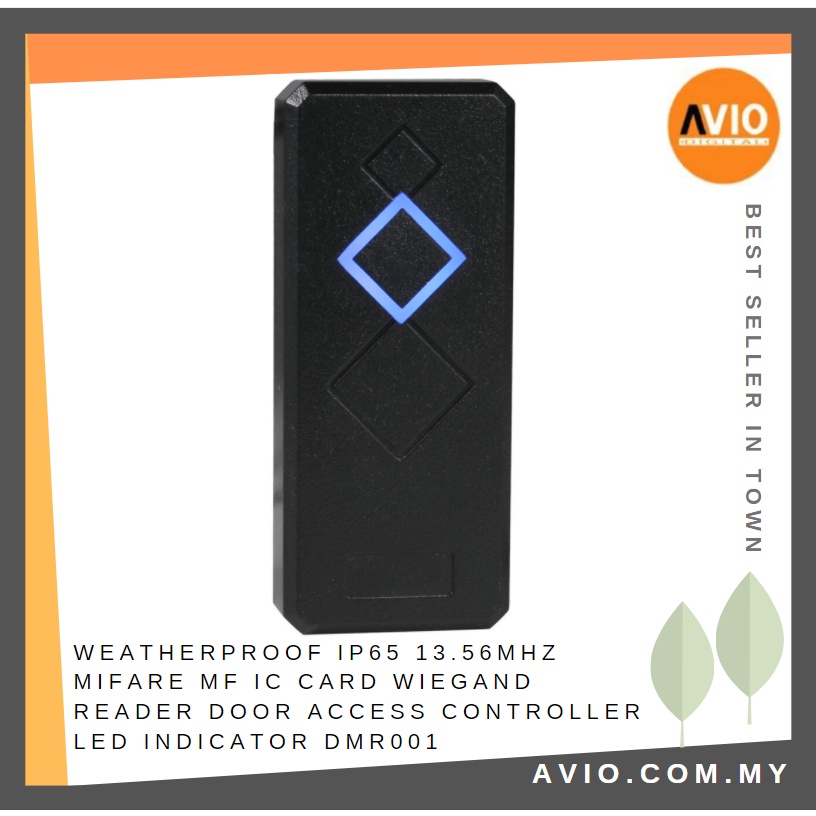 Weatherproof IP65 13.56 MHz Mifare MF IC Card Wiegand Reader Door ...