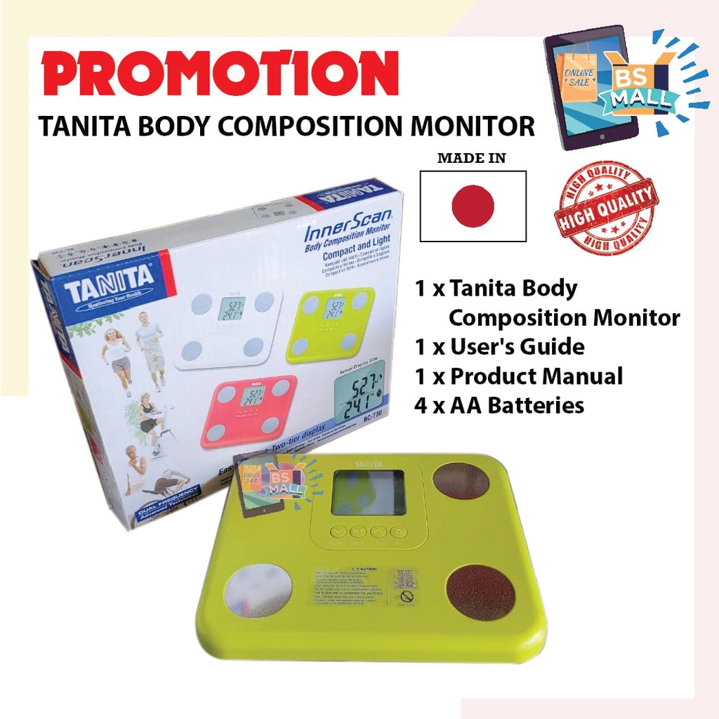 150KG TANITA Body Analysis Composition Monitor Weighing Personal Scale BC-730 (Made In Japan ...