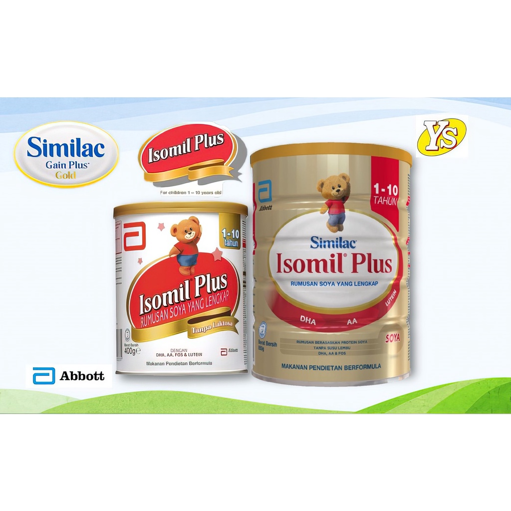 Isomil Plus for 1 to 10 Years Old (850g / 400g) | Shopee Malaysia
