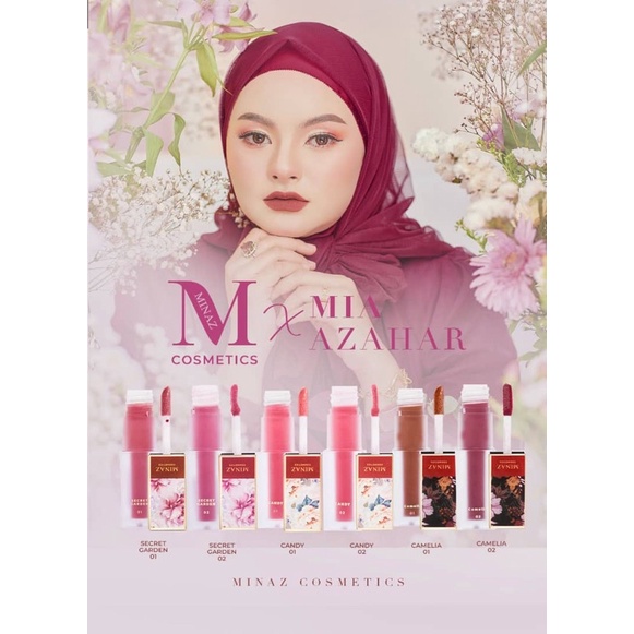 Minaz Lipmate🌸Minaz X Mia Azahar - Minaz Cosmetics Lipmatte - The ...