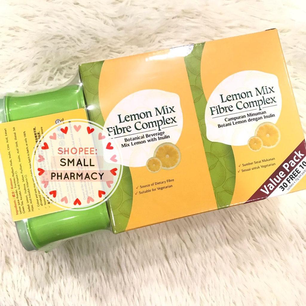 BEAUXLIM LEMON MIX FIBRE COMPLEX 15G*30S FREE 10S 703650 | Shopee Malaysia
