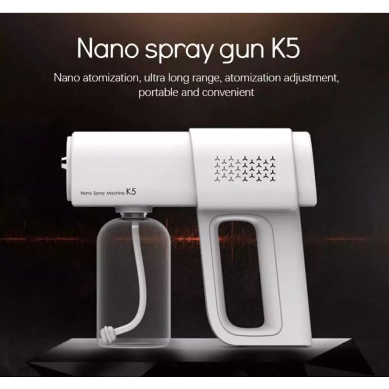 (Ready stock)K5 spray gun sanitizer 2021 New model wireless with blue ...