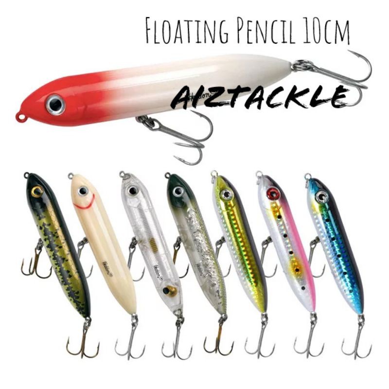 Gewang Aiz Heddon Super Spook / Pencil Lure / Gewang pencil / Top water ...