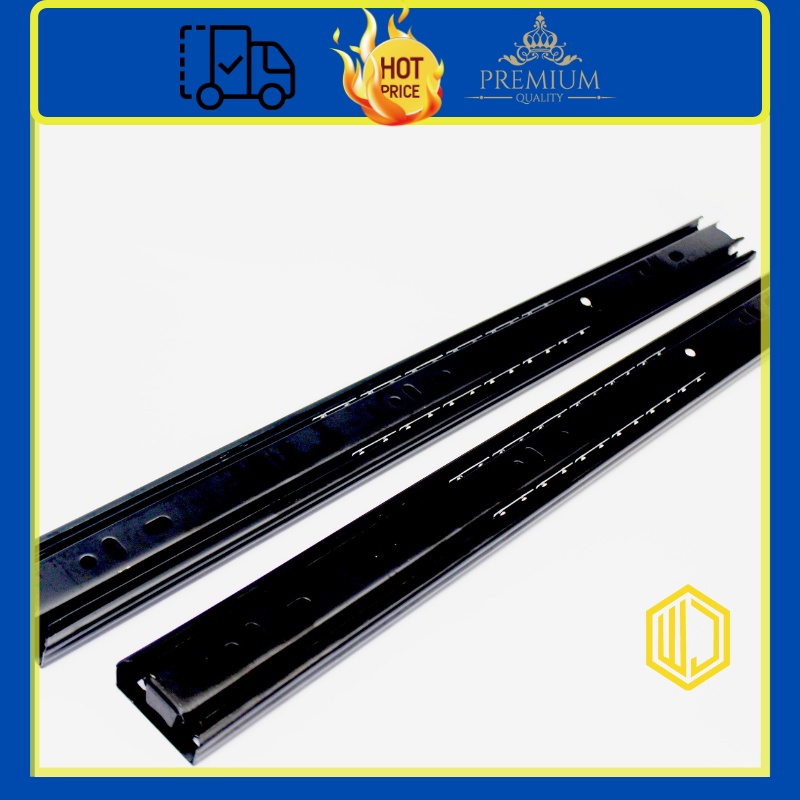 Multipurpose 40cm Double Track Drawer Rail - Minimalist Drawer Sliding ...