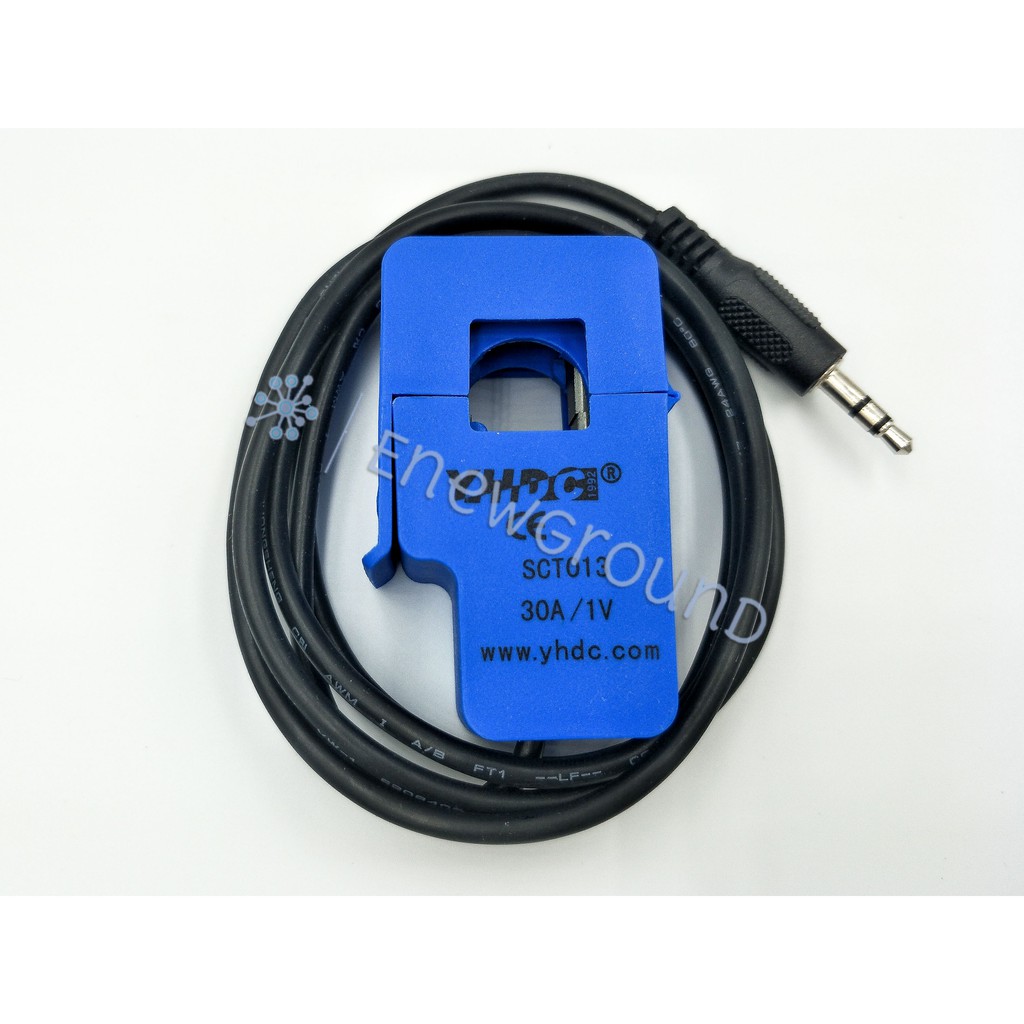 Current transformer (SCT-013-030, AC current sensor, 30 A, energy monitoring) | Shopee Malaysia