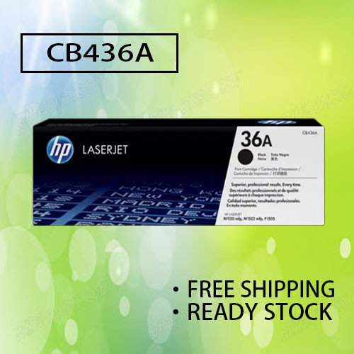 HP CB436A 36A Black Original LaserJet Toner Cartridge CB436A/36A/436 ...