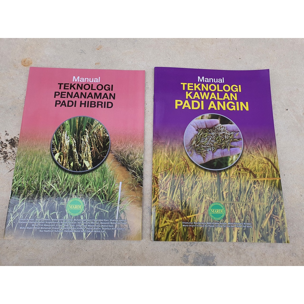 Manual Tanaman Padi Hibrid dan Padi Angin (Kombo 2 buku) | Shopee Malaysia