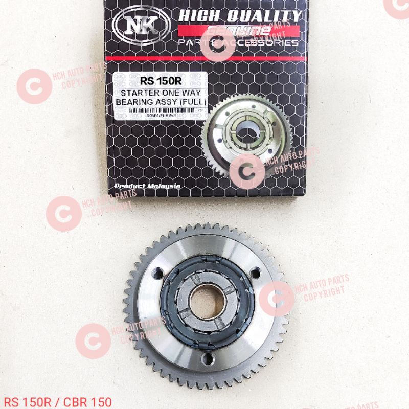 STARTER ONE WAY BEARING ASSY (WITG GEAR) - HONDA - RS 150 V1/V2 / CBR ...