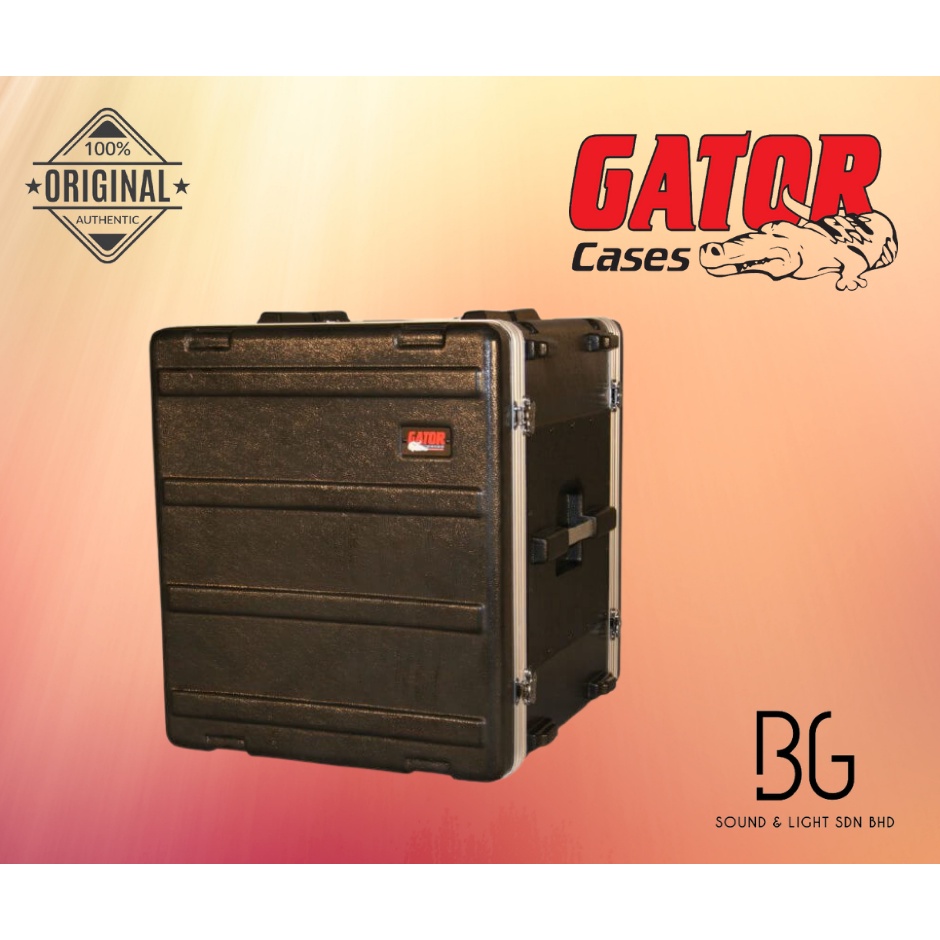GATOR 12U Audio Rack; Standard GR-12L Molded PE Rack Case; Front, Rear ...