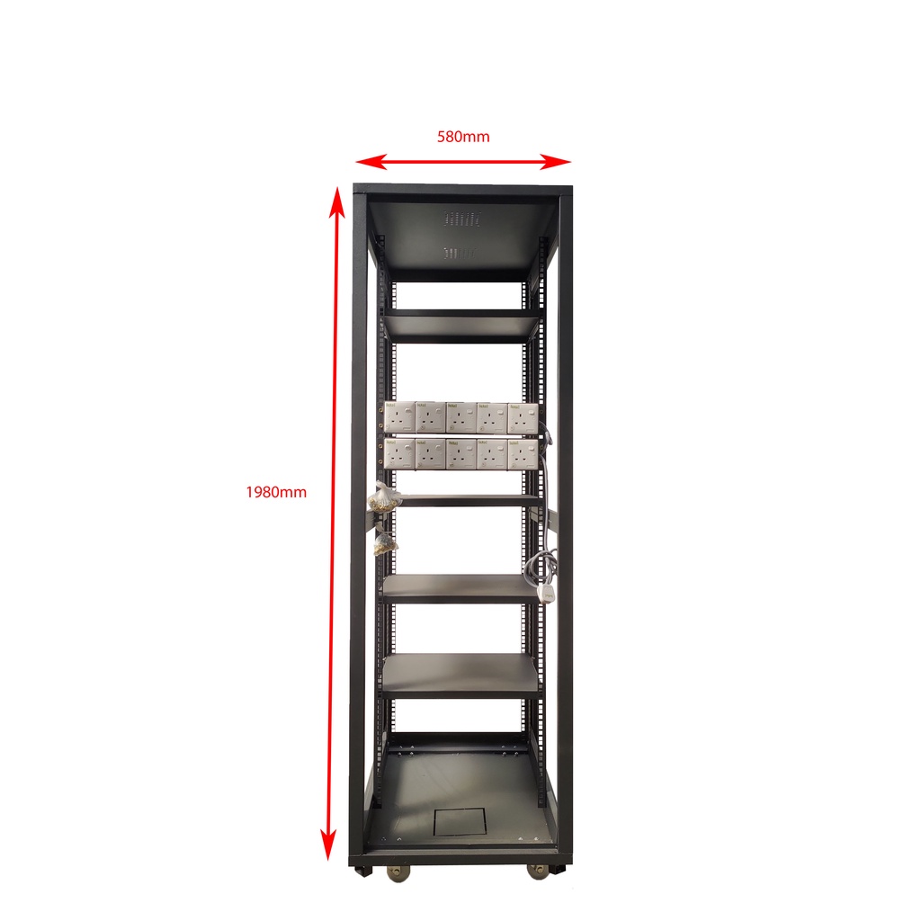 37U STANDARD SIZE FLOOR STANDING SERVER RACK | Shopee Malaysia