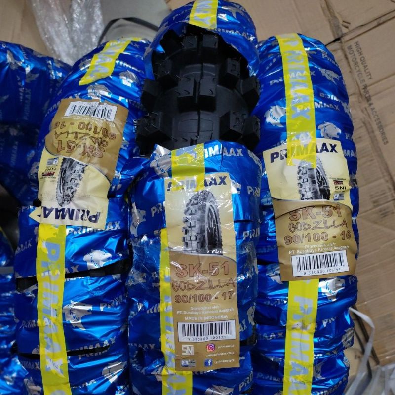 HSMOTORPART Tyre Primaax Croczilla / Godzilla Sk53 / Sk51 90/100-16 ...