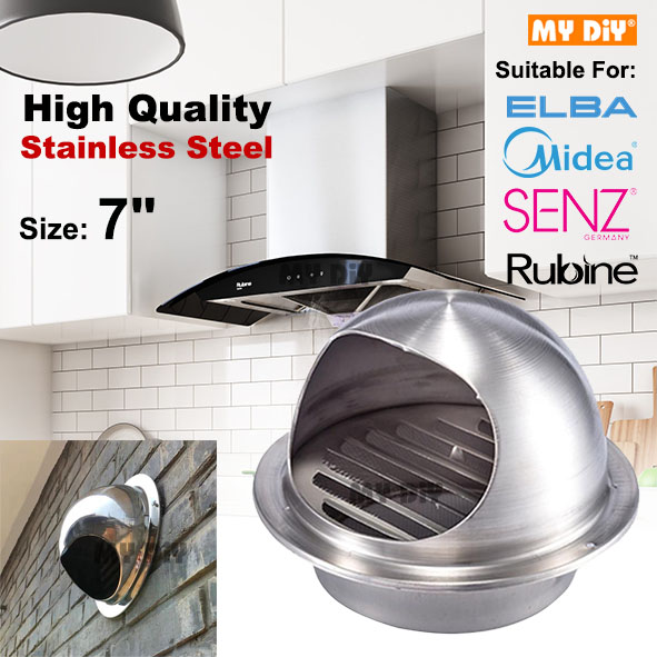 MYDIYHOMEDEPOT - High Quality Stainless Steel Cooker Hood Ducting Cap ...
