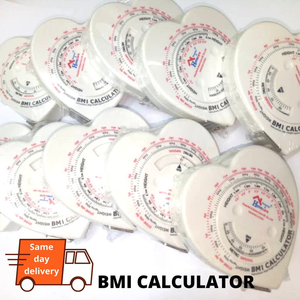 BMI Body Mass Index Calculator Measuring Tape One unit | Shopee Malaysia
