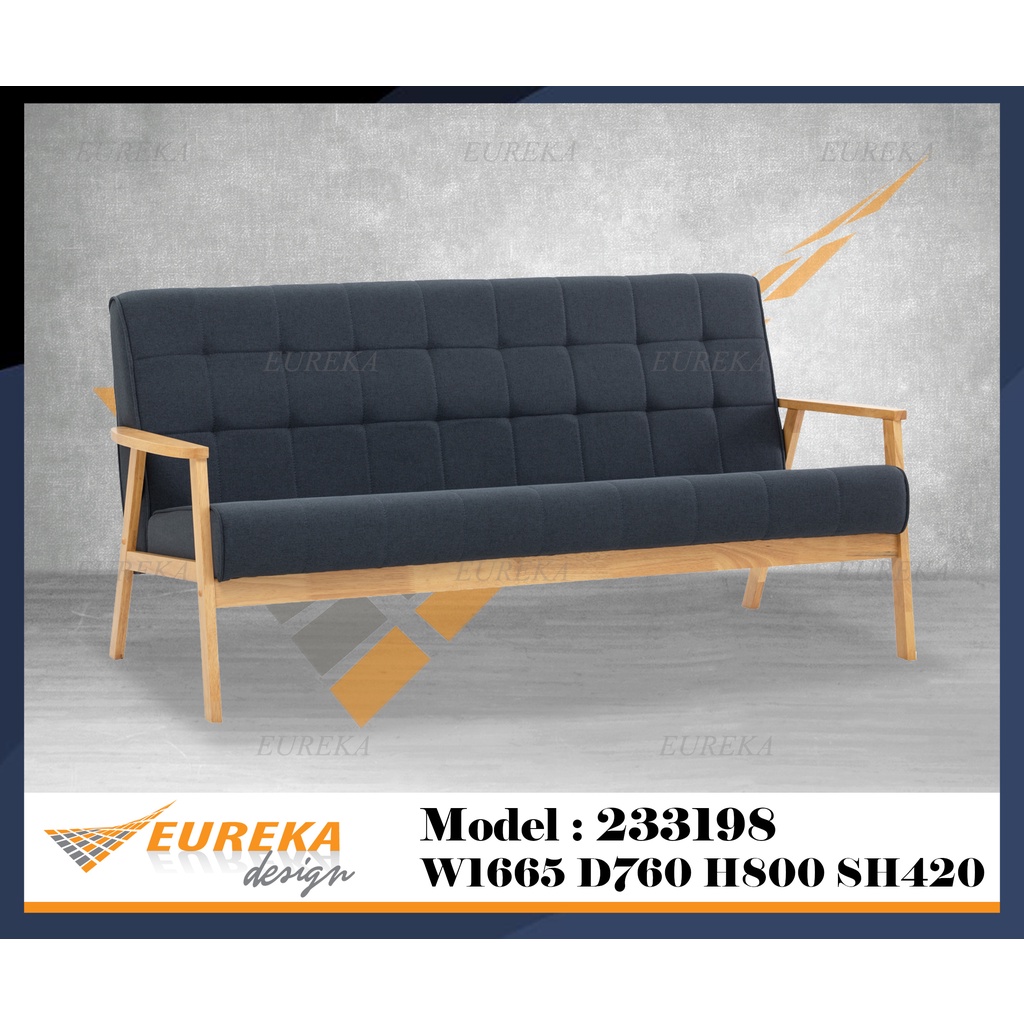 [INSTALLATION SERVICE] 3 Seater Sofa Set Couch Living Modern Minimal ...