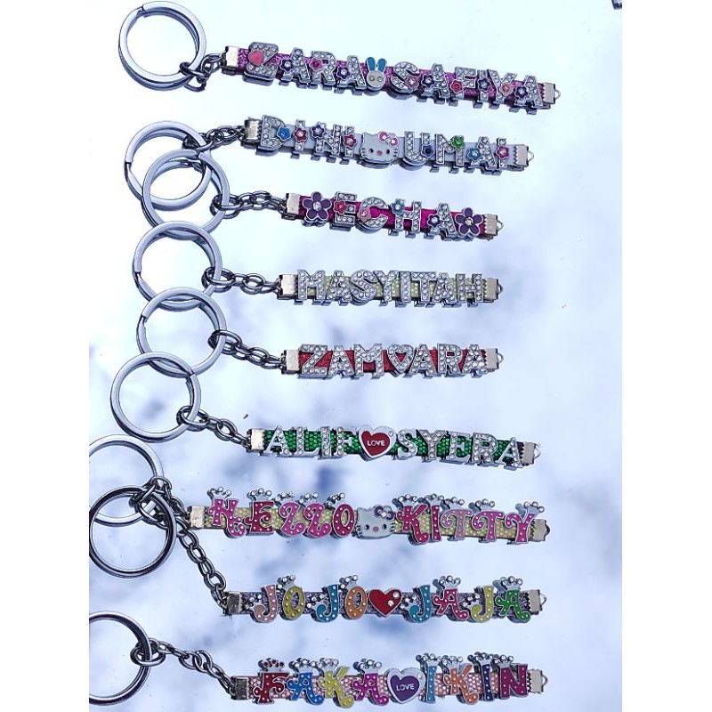 🌺🌺🌺CUSTOMADE KEYCHAIN NAMA🌺🌺🌺 | Shopee Malaysia