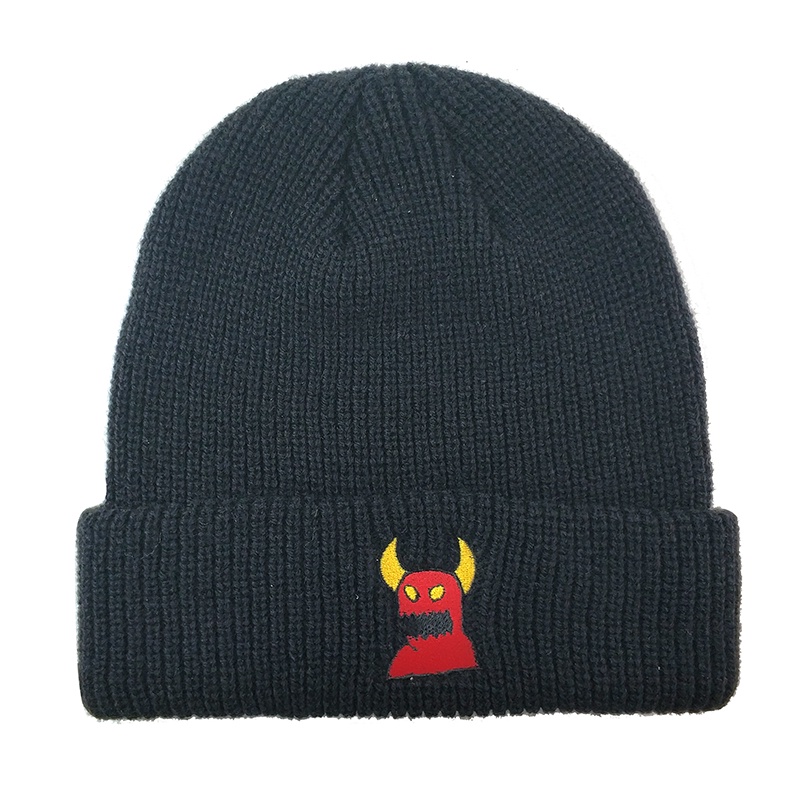 Toy Machine Deformation Logo Beanie ( Black ) | Shopee Malaysia