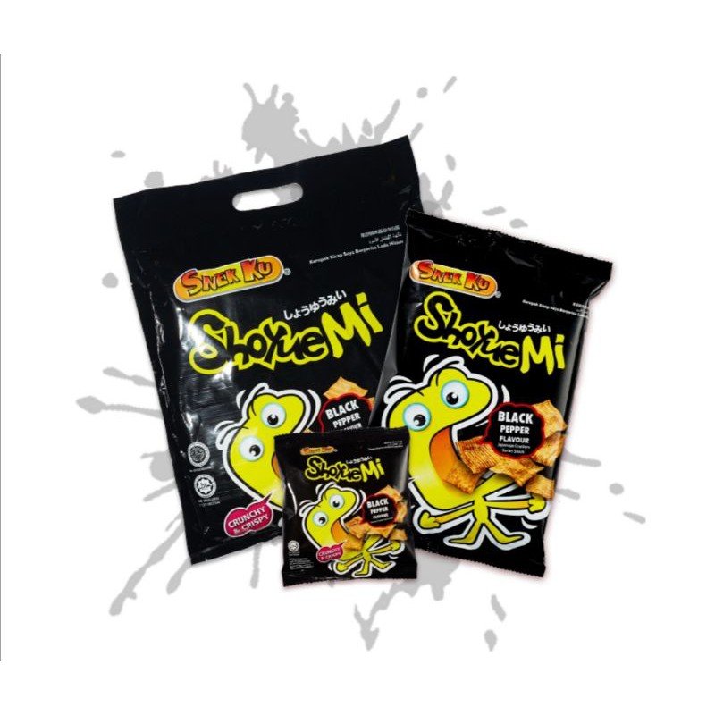 【Ready Stock】60g Snek Ku Shoyuemi Original/ Spicy/ Black Pepper ...