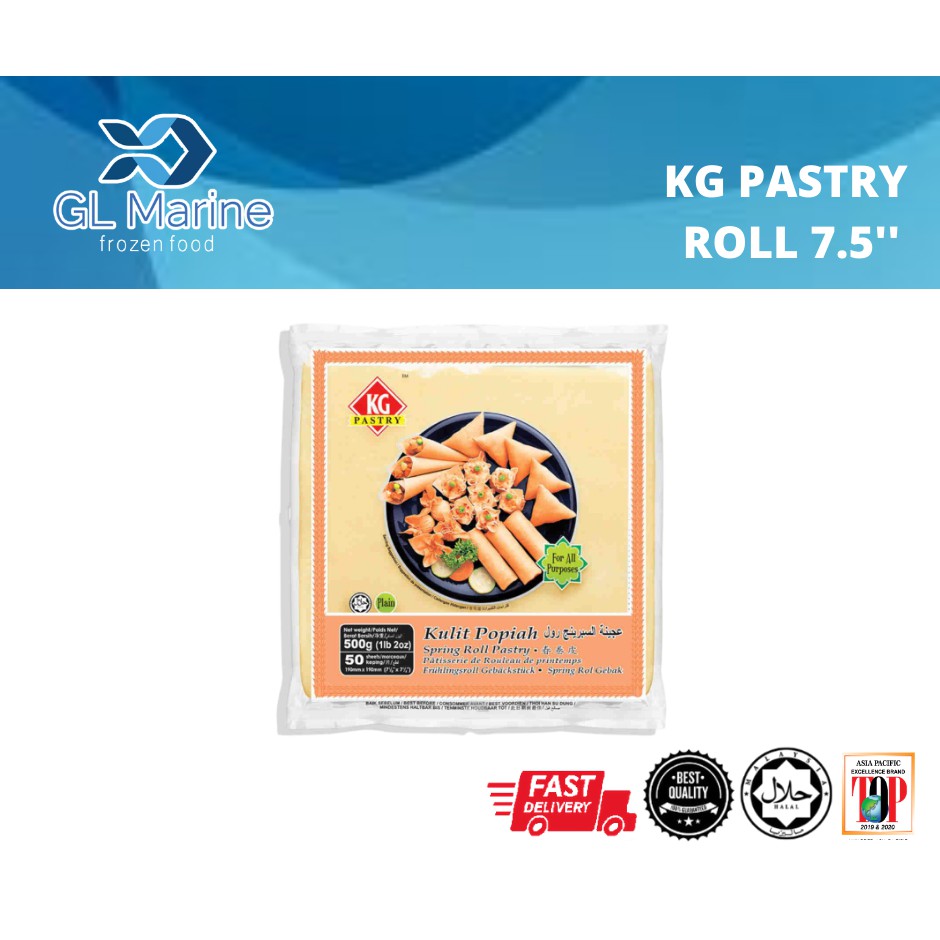 KG PASTRY SPRING ROLL PASTRY 7.5'' (500GM) | Shopee Malaysia