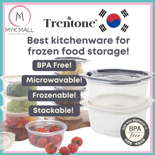 Korea Microwave/Frozen Container BPA Free Made in Korea 400ml x 8sets ...
