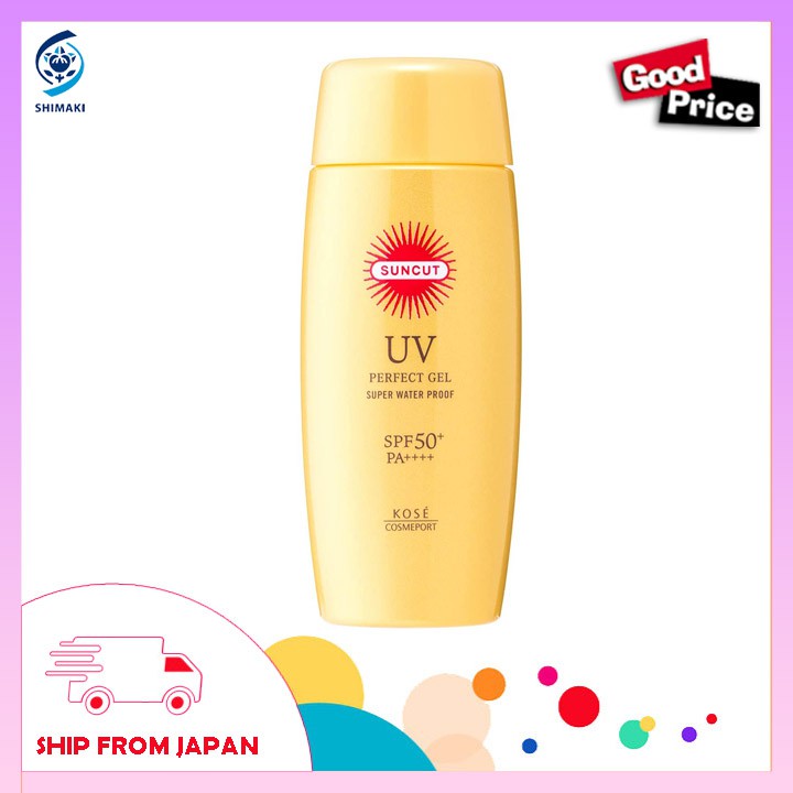 KOSE Suncut UV perfect gel SPF 50+ PA+++ | Super Water Proof - 100g (Made in Japan) | Shopee ...