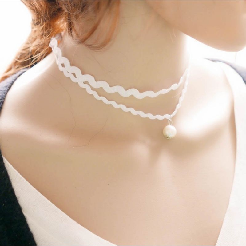 Korean choker necklace lolita choker Japanese choker ready stock ...