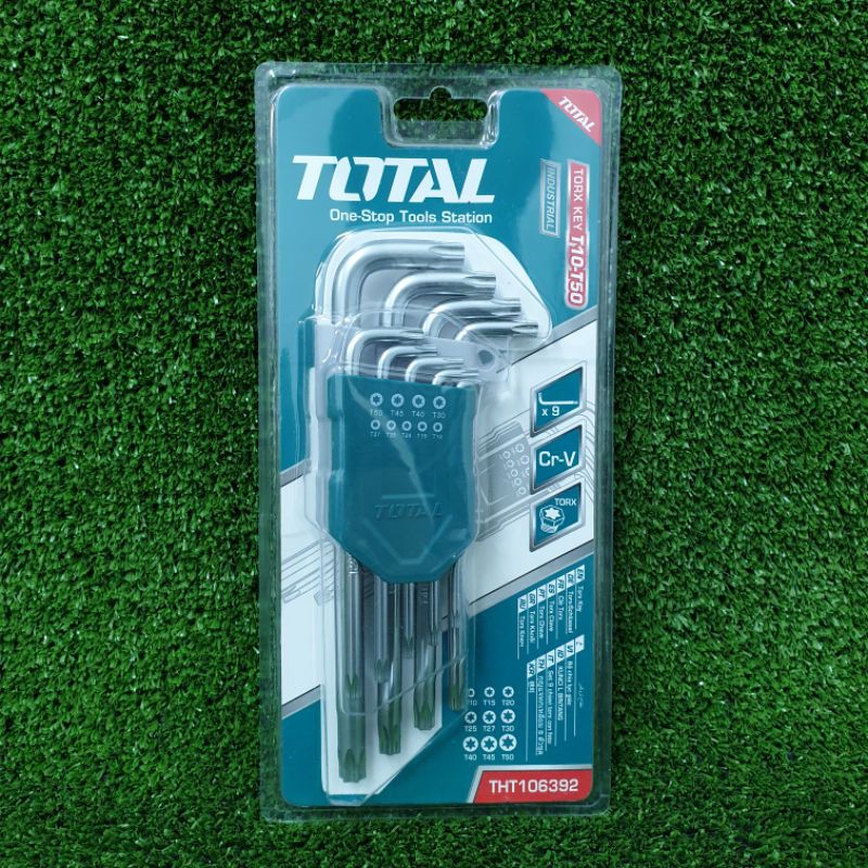 TOTAL @ One-Stop Tools Station Torx Key T10-T50 (THT106392) 9pcs ...