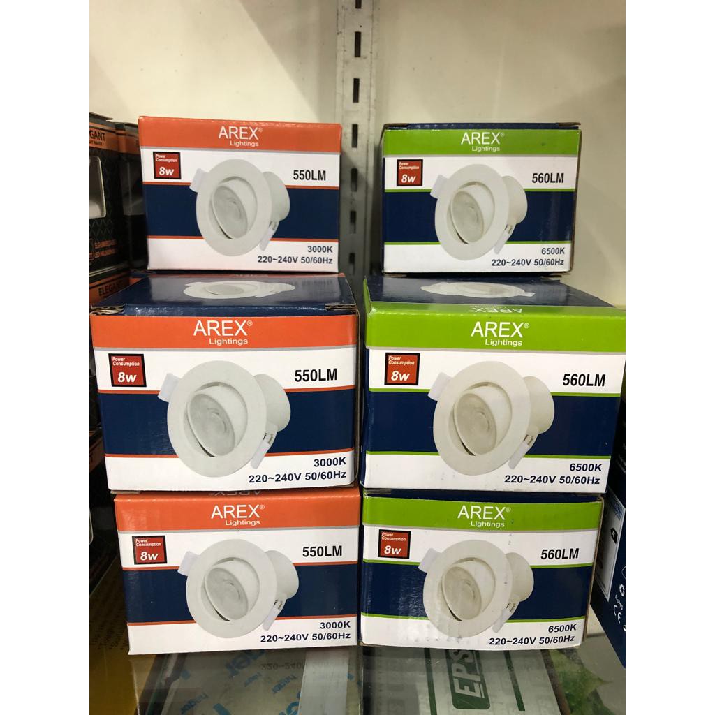 AREX LED EYEBALL 8W - AREX BEST LIGHT FOR DISPLAY BOARD RACK BULB ...