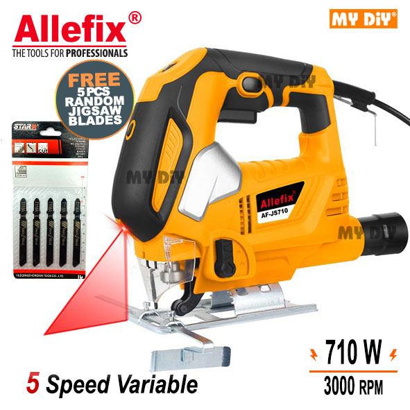 DIY Online4u - ALLEFIX JIGSAW MACHINE WITH LASER GUIDE LINE 710W 65MM ...