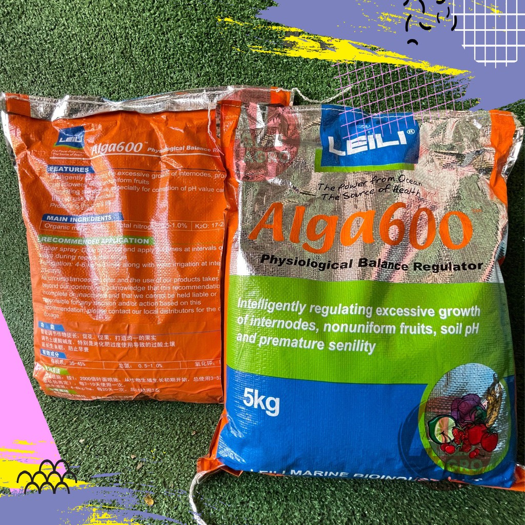 5KG Hextar LEILI ALGA 600 - Organic Seaweed BAJA ORGANIK biostimulant ...