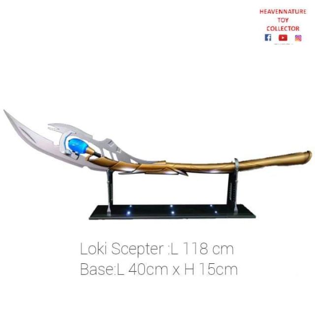Avengers Loki Scepter Deluxe Version (Metal) | Shopee Malaysia