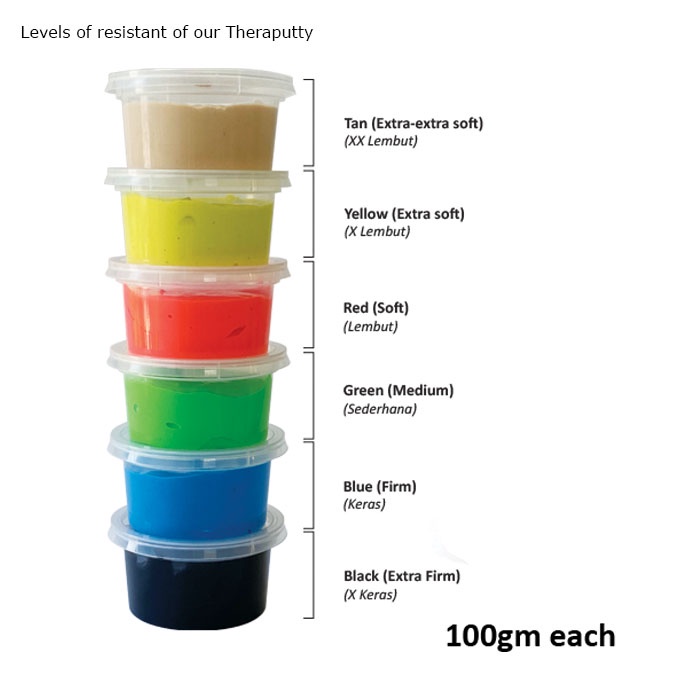 Cando Theraputty Hand & Finger Exercise 100g From US | Shopee Malaysia