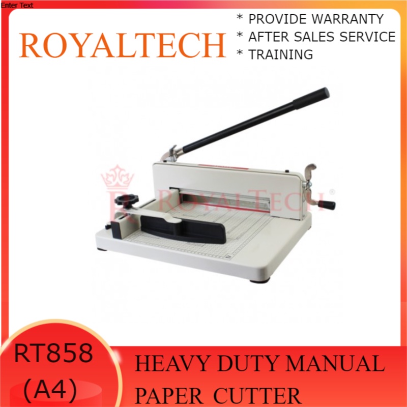 ROYALTECH Manual Paper Cutter - RT858 (A4) | Shopee Malaysia