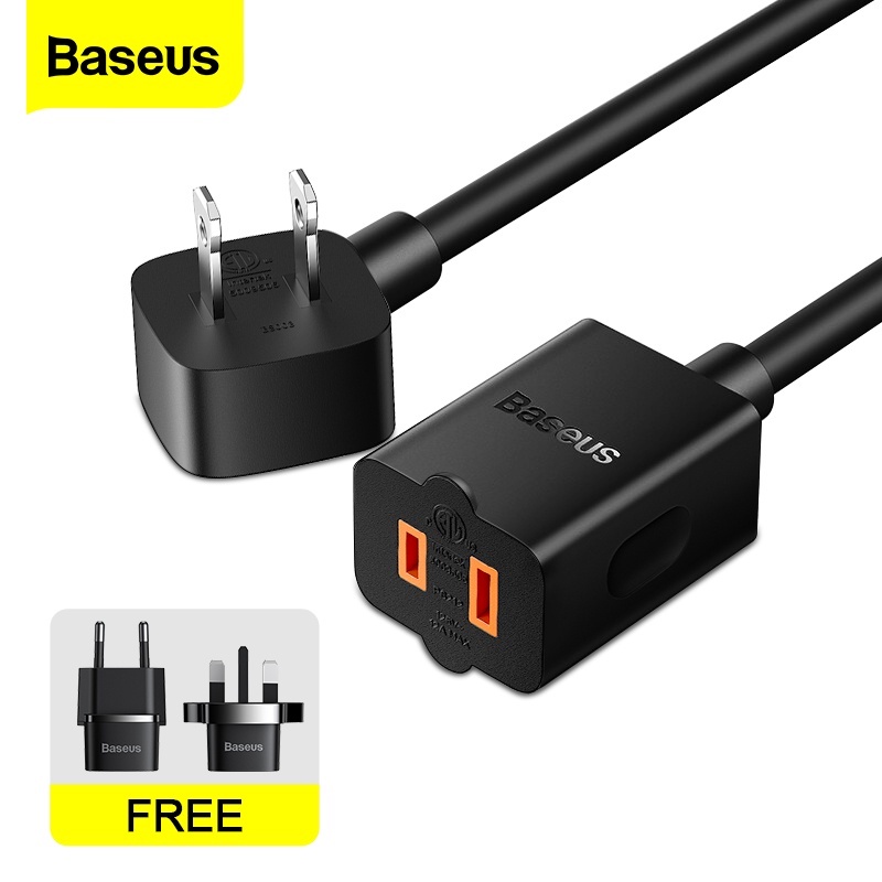 Baseus Mini Travel Power Strip 1AC 12A Support 2500W Power (Free EU and ...