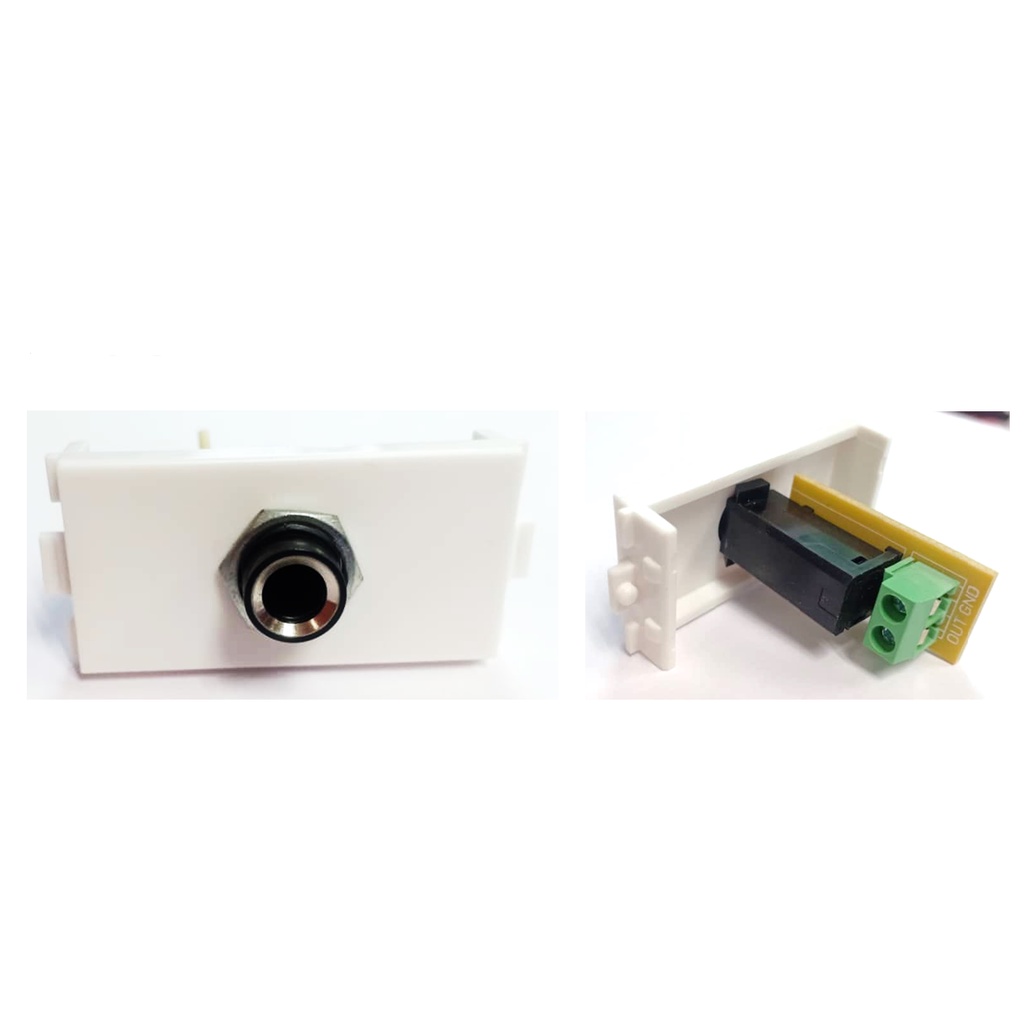 Modular Plate Connectors Faceplate for Wall Mount RJ45 4 Pin VGA Female ...