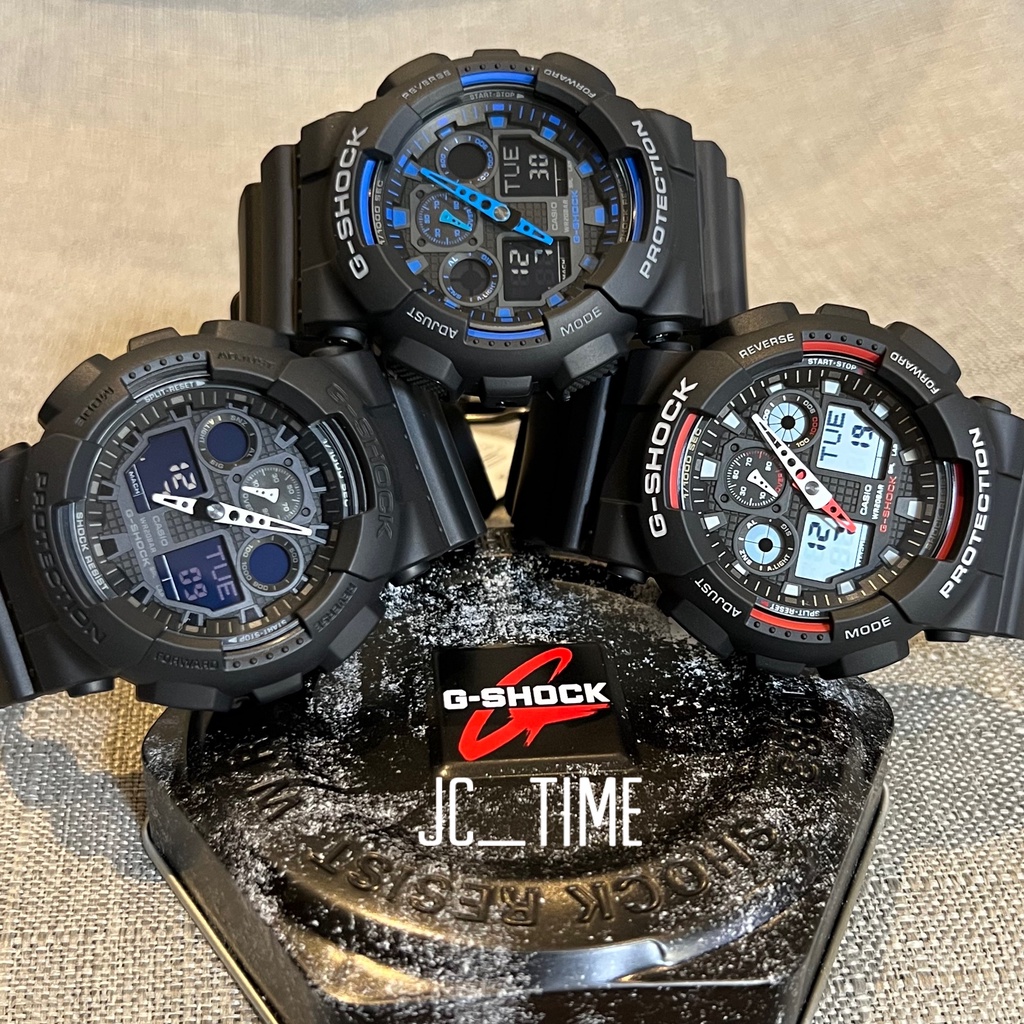 G-SHOCK GA100 Series 100% Authentic.GA100/GA-100/GA-100-1A1/GA-100-1A2 ...