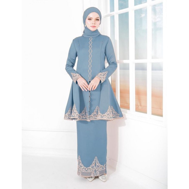 HIJABISTAHUB LEBARAN RAYA 2022 BAJU KEBAYA RAYA KEBAYA MODEN WILDA ...