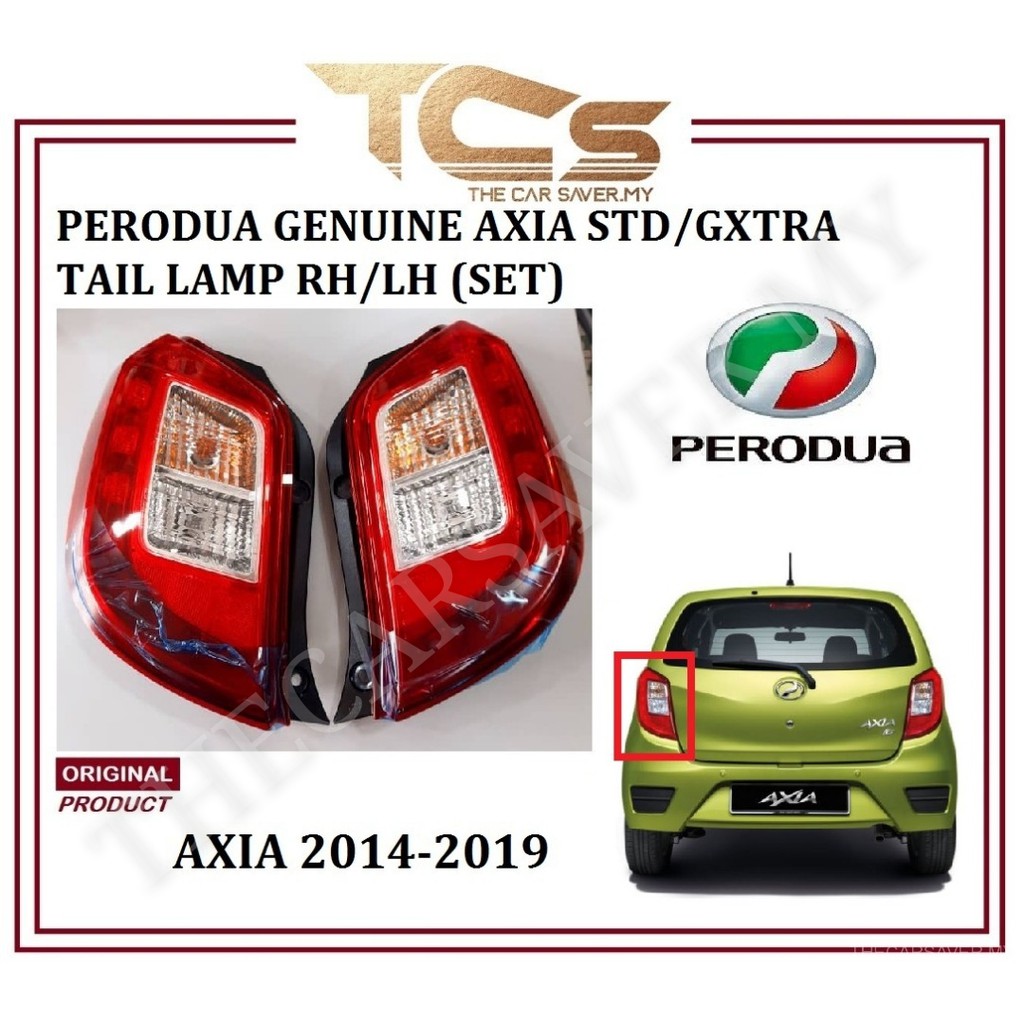 Perodua Genuine Axia STD/GXTRA Tail Lamp RH/LH | Shopee Malaysia
