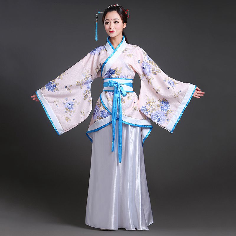 Newest Traditional Ancient Chinese Costume Woman Tang Dynasty Dress ...