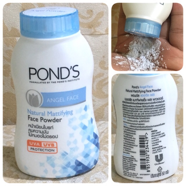 (Blue) Face Powder Natural Mattifying Ponds / Pond 's Original | Shopee ...