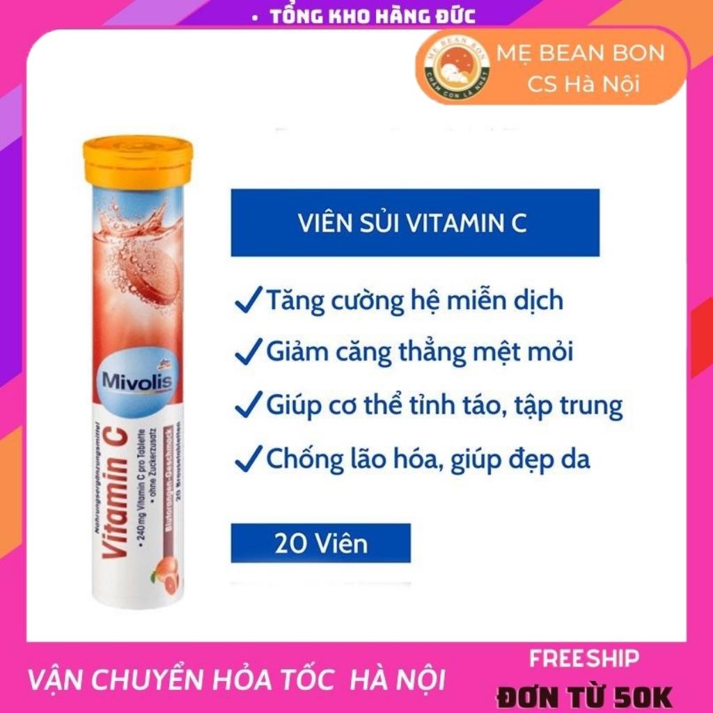 Mivolis Duc Orange Flavor Vitamin C Effervescent Tablets help improve resistance and strengthen ...