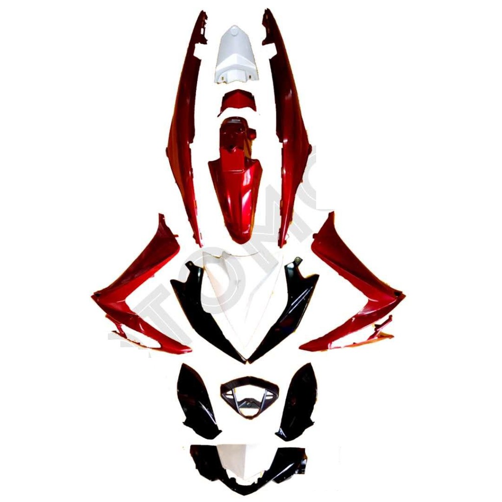 EGO-LC Carb / FI COVER SET (MADE IN MALAYSIA) FOR YAMAHA SCOOTER EGO LC ...