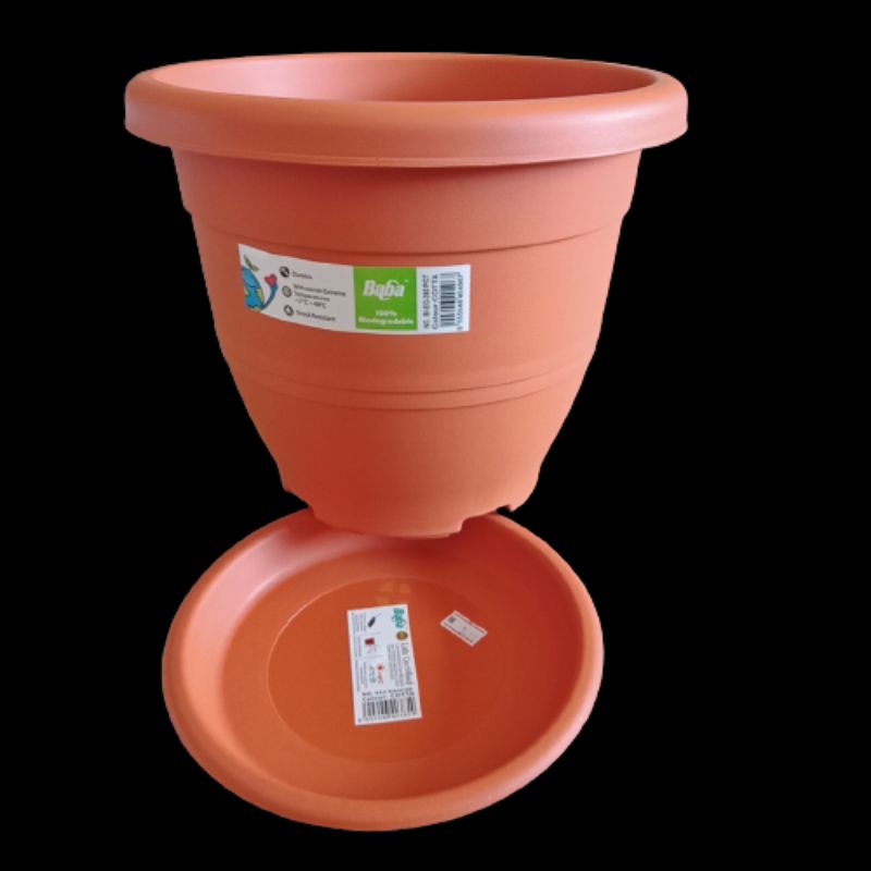 Baba Biodegradable EG Series Flower Pot, Cotta colour, EG-260, EG-310 ...