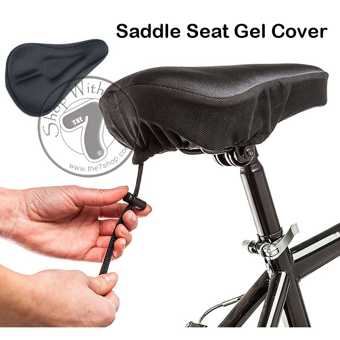 Bicycle Silicone Gel Saddle Seat Cover / Bicycle Soft Breathable 3D ...