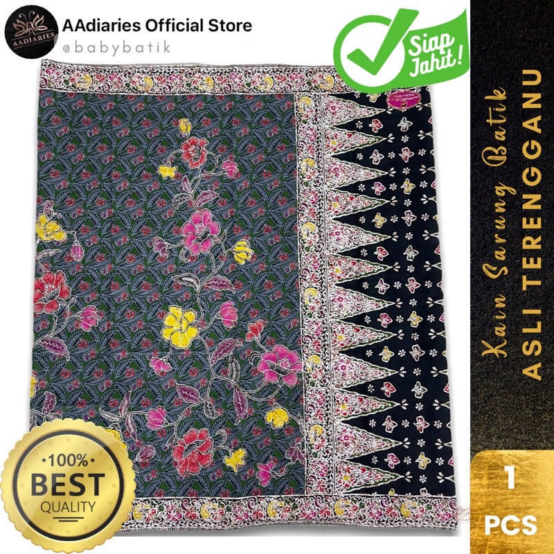 BATIK TERENGGANU Siap jahit Kain Sarung Batik Asli Terengganu Batik ...